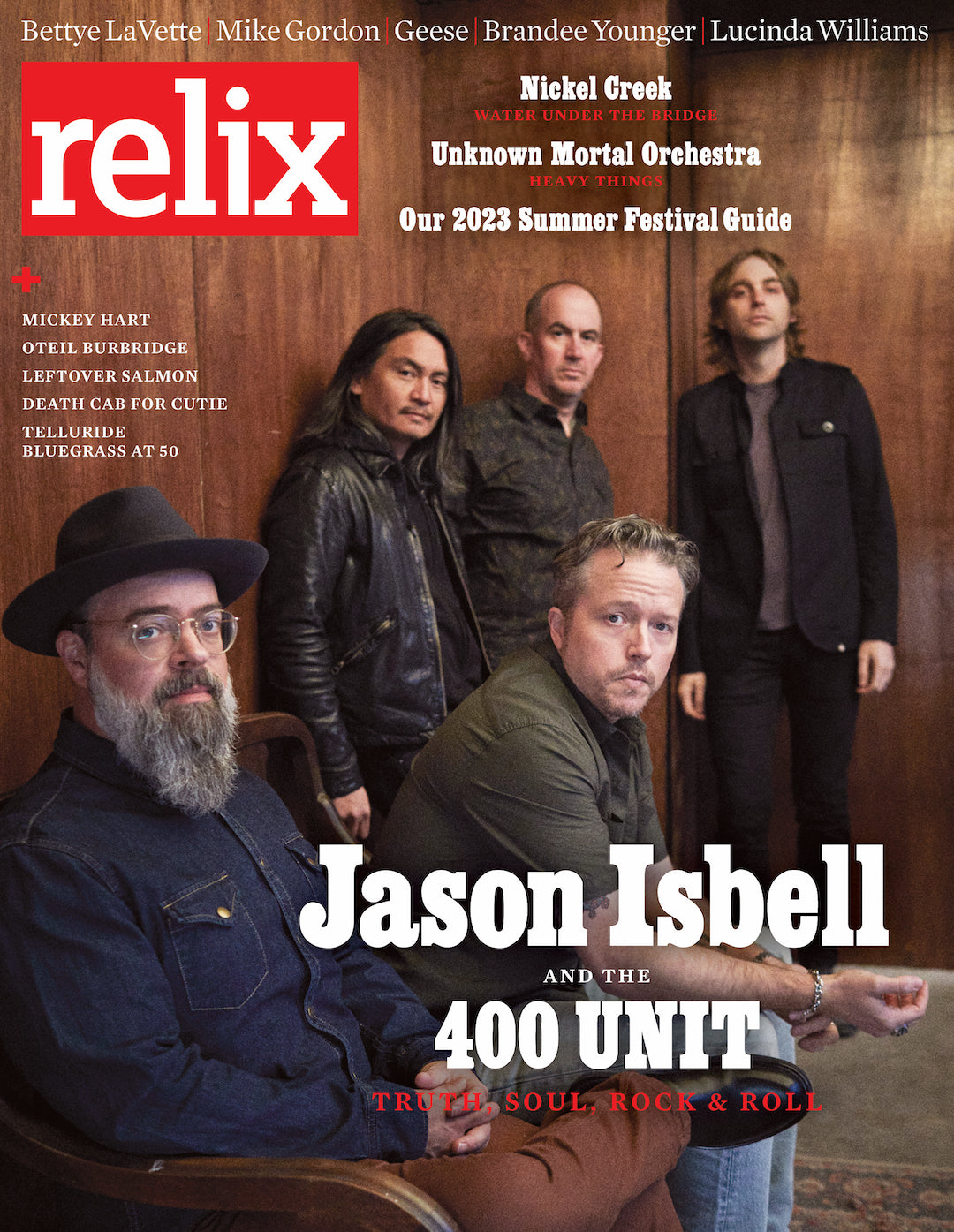 Jason Isbell & the 400 Unit - June 2023 Relix Issue | relix.shop