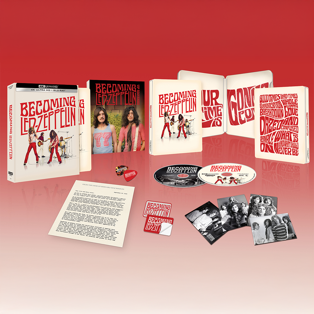 Becoming Led Zeppelin - Limited Collector’s Edition SteelBook (4K UHD + Blu-Ray Box Set)