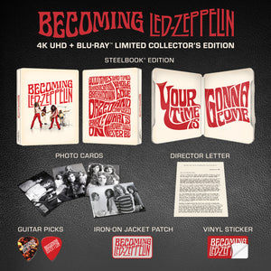 Becoming Led Zeppelin - Limited Collector’s Edition SteelBook (4K UHD + Blu-Ray Box Set)