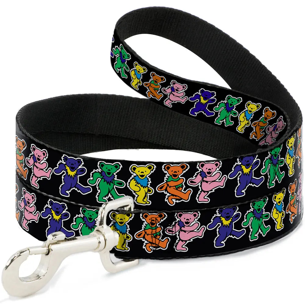Grateful Dead Dog Leash | Rainbow Dancing Bears (Small Pattern) | relix ...