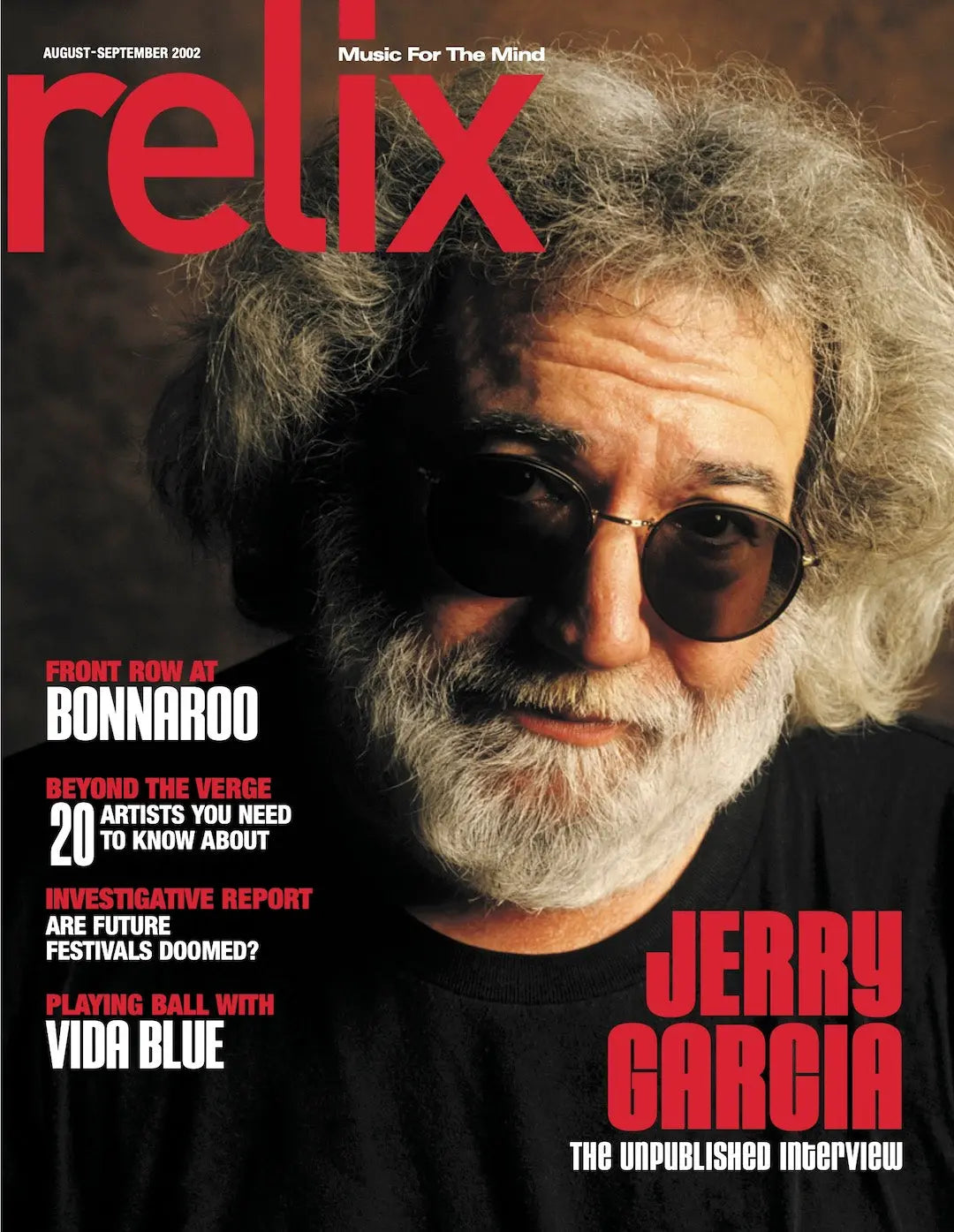 Jerry Garcia - August/September 2002 Relix Issue | Relix | relix.shop