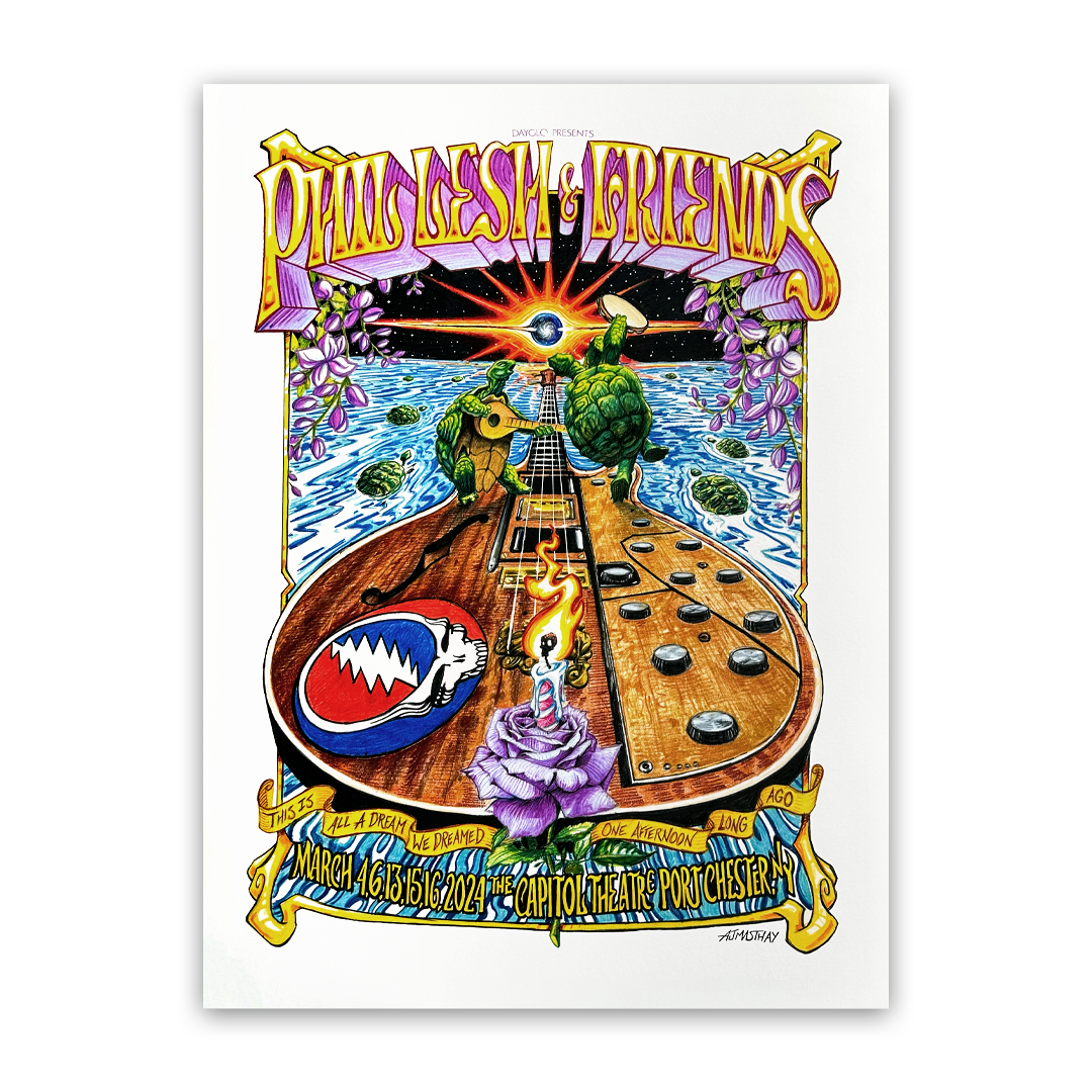 Phil Lesh & Friends Poster by AJ Masthay | March 2024 | relix.shop