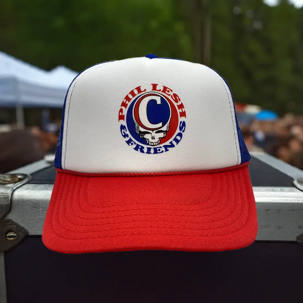 Phil Lesh & Friends - Red, White, and Blue Stealie Trucker Hat