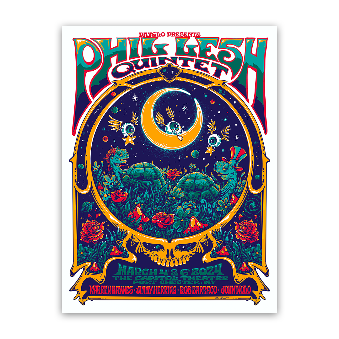 Phil Lesh Quintet Poster by Zazzcorp | March 2024 | relix.shop