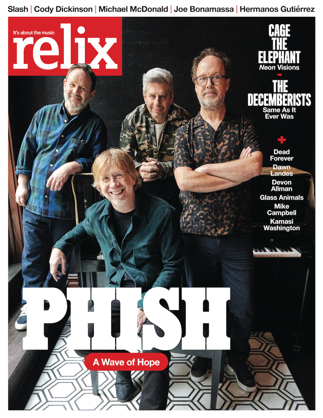 Phish - July/August 2024 Relix Issue | relix.shop