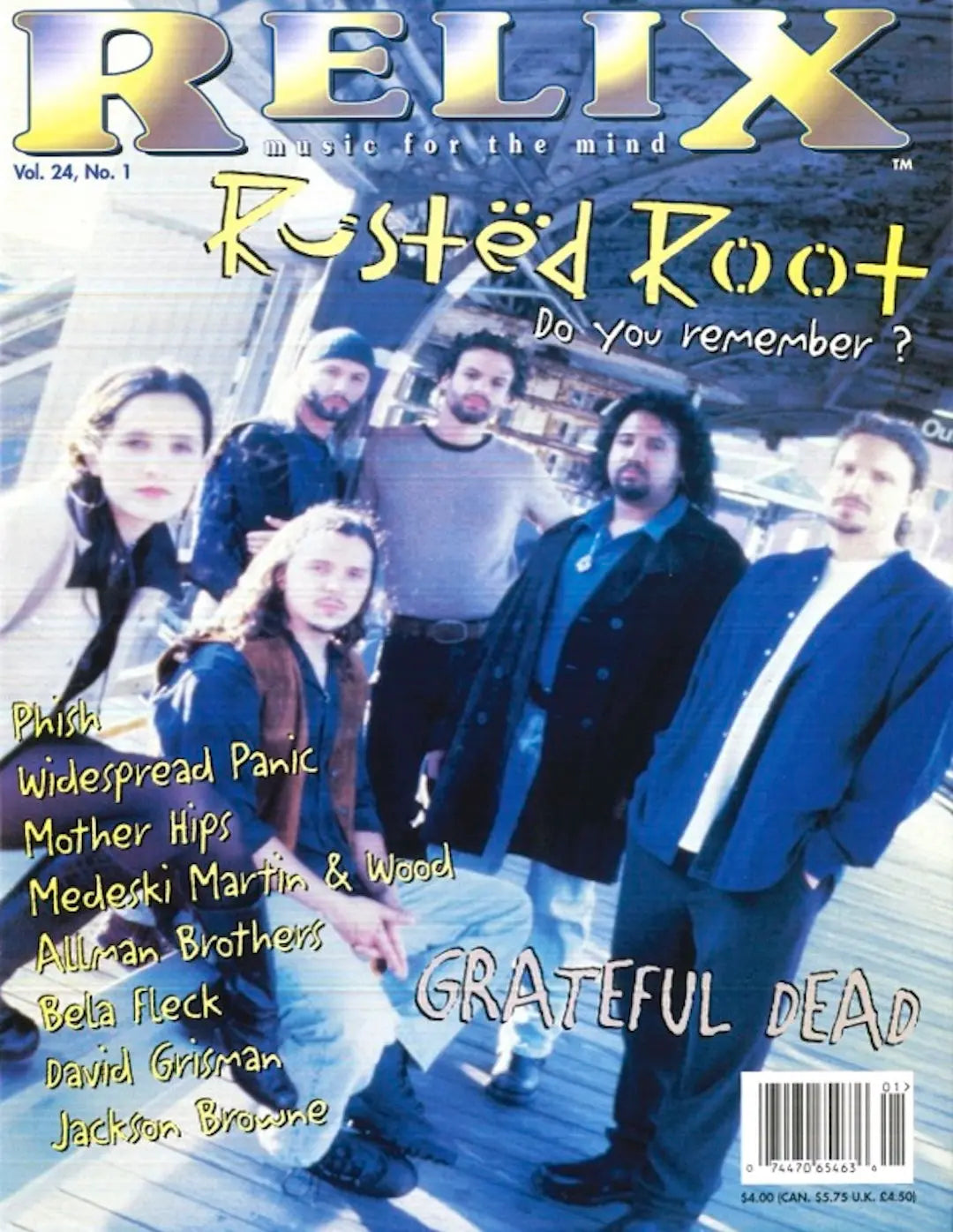 Rusted Root - February 1997 Relix Issue - relix.shop - Magazine