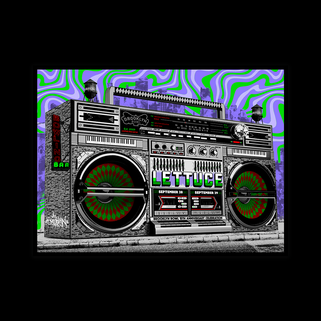 Lettuce at Brooklyn Bowl - Limited Edition Poster | relix.shop