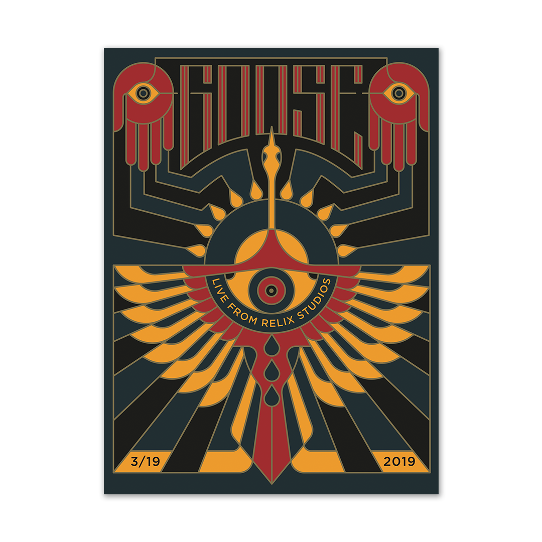Goose - The Relix Session Main Edition Poster | relix.shop