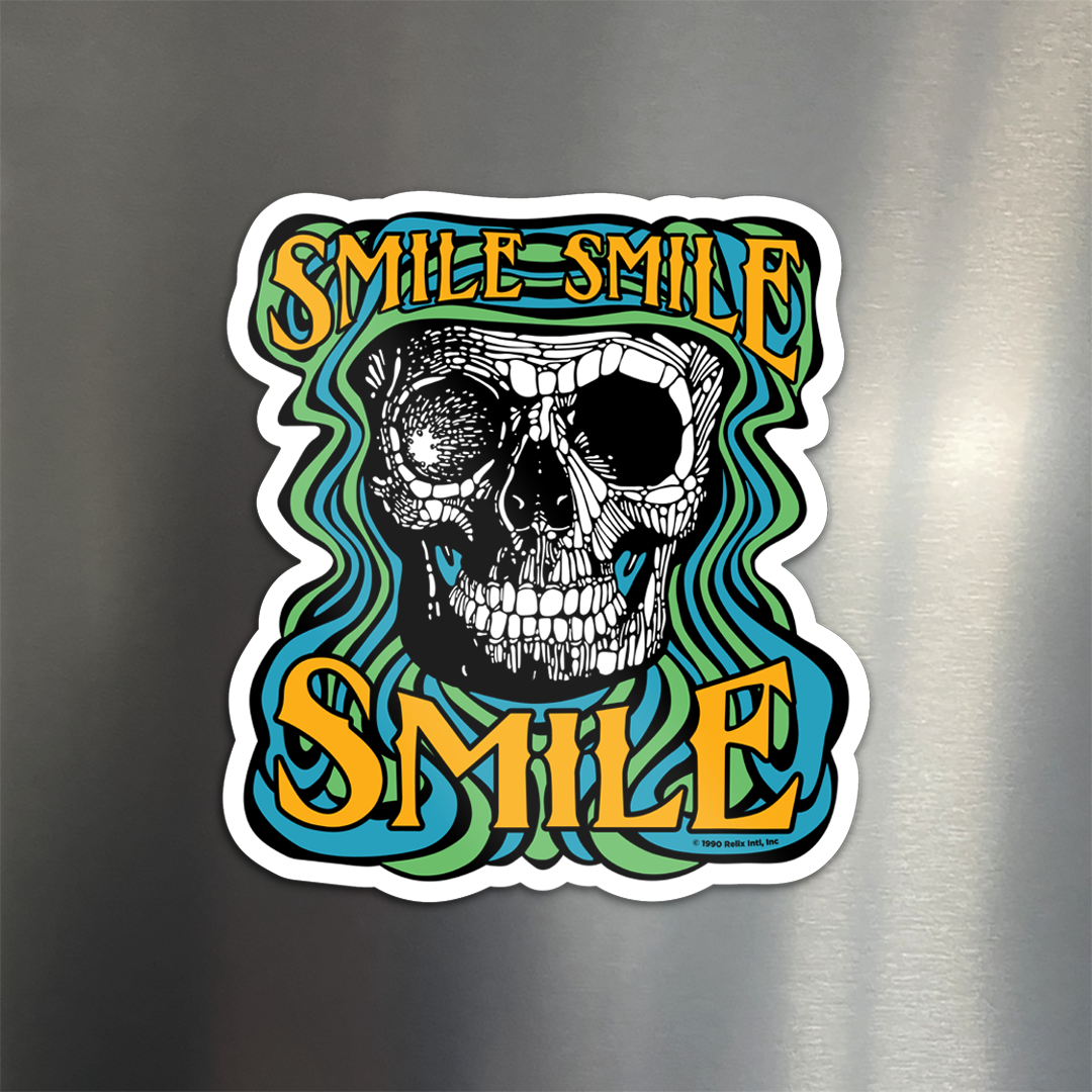 Smile Smile Smile Fridge Magnet | relix.shop